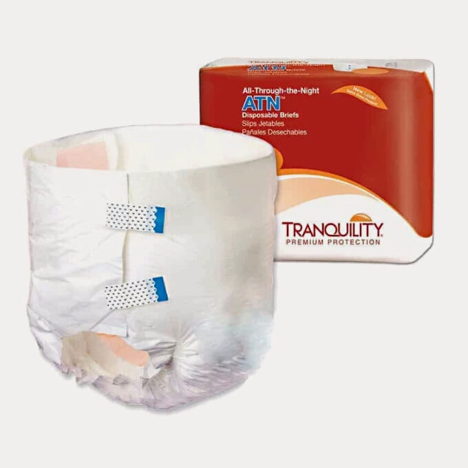 Tranquility® ATN (All-Through-the-Night) Disposable Brief, 27-½ oz ...